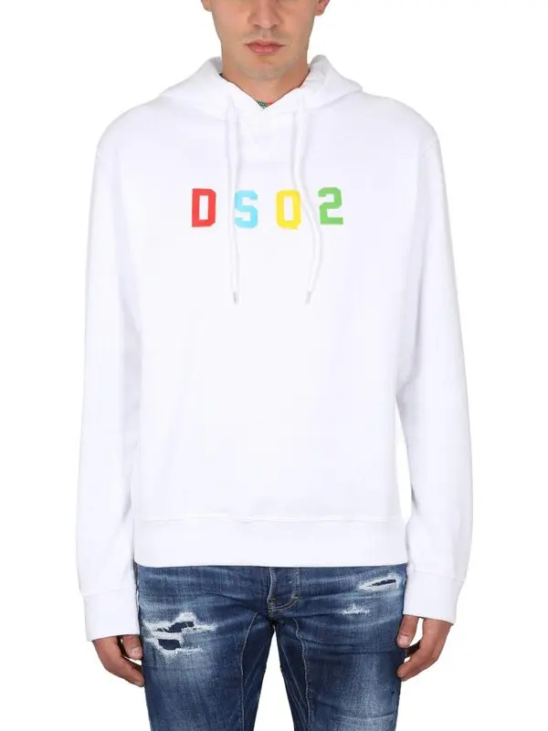 Dsquared2 Hooded Sweatshirt - White