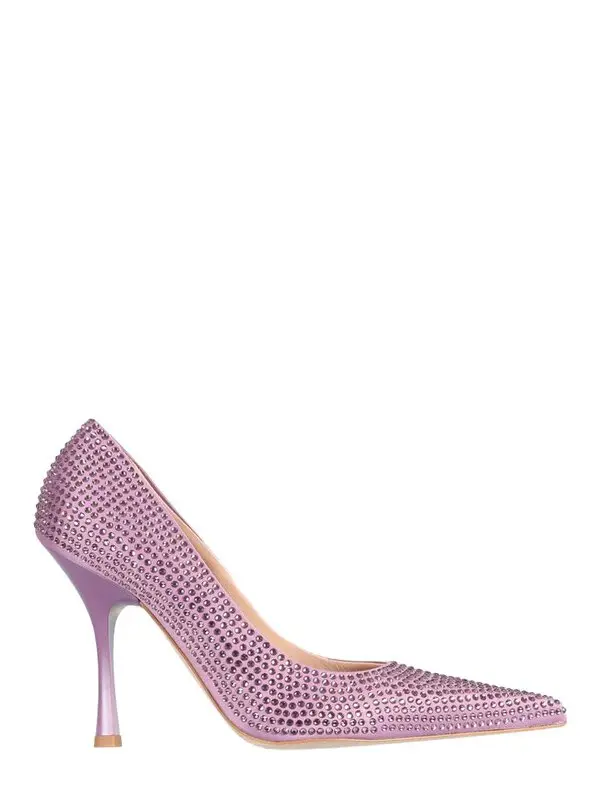 LEONIE HANNE X LIU JO Glam Decollete High Heel Pumps - Lilac