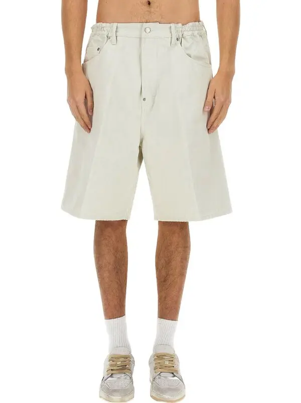 Dsquared2 Denim Bermuda Shorts - Ivory