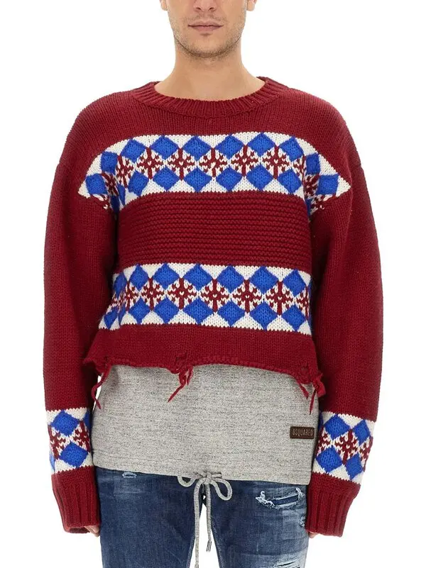 Dsquared2 Jacquard Knit - Multicolour