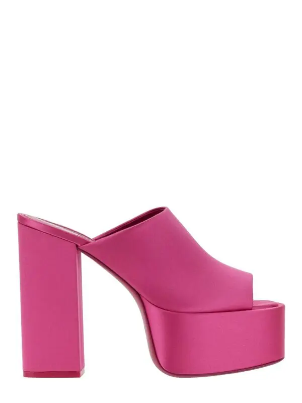 Paris Texas Sasha Mules - Fuchsia