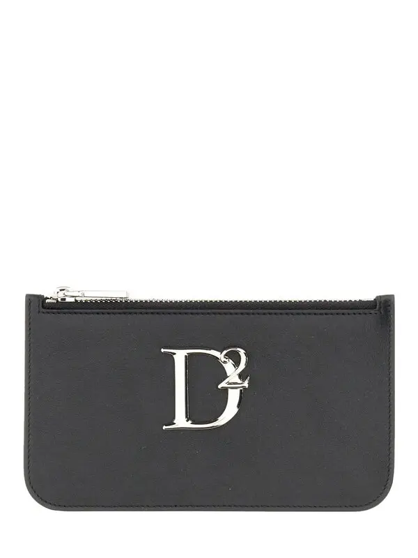 Dsquared2 Pouch With Logo - Black