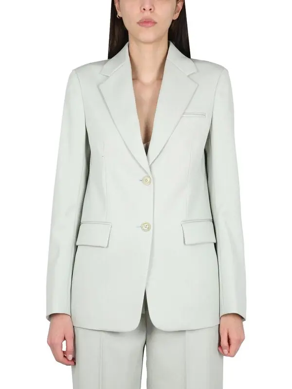 LANVIN Single-breasted Blazer - Green