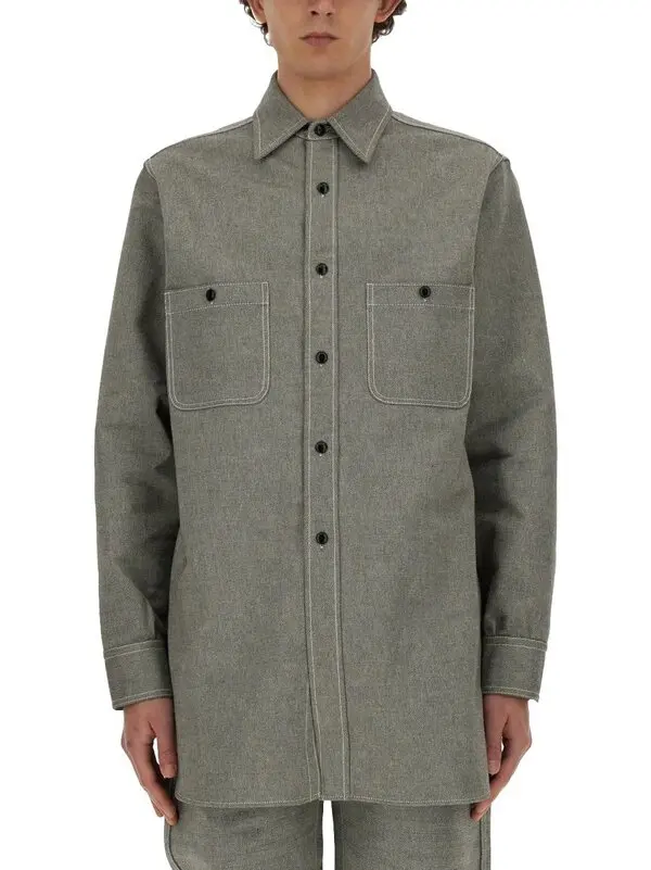 MAISON MARGIELA Denim Shirt - Grey