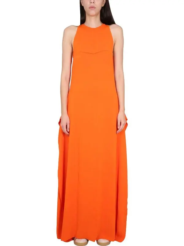 LANVIN Longuette Dress - Orange