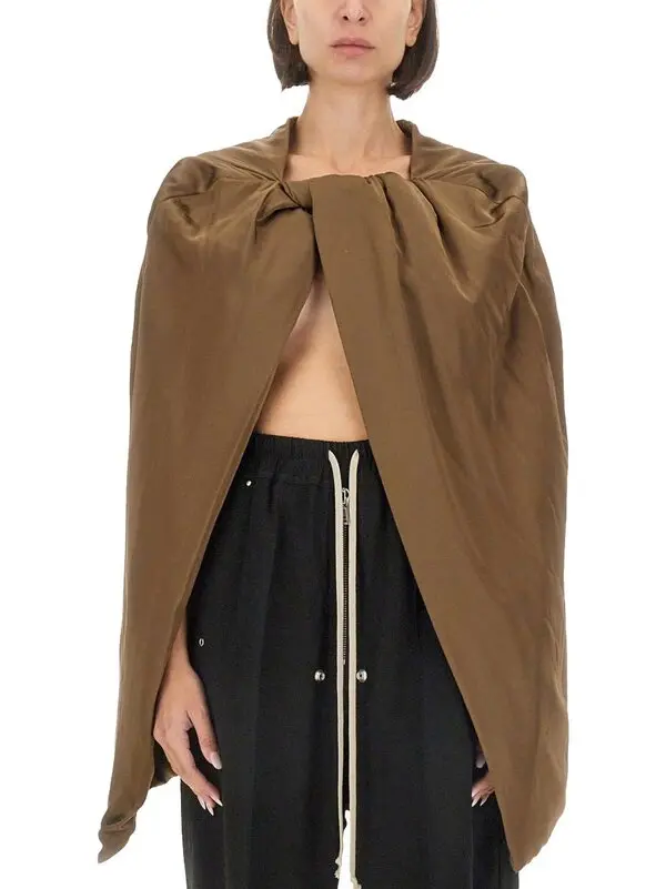 Rick Owens Upholstered Hood - Brown