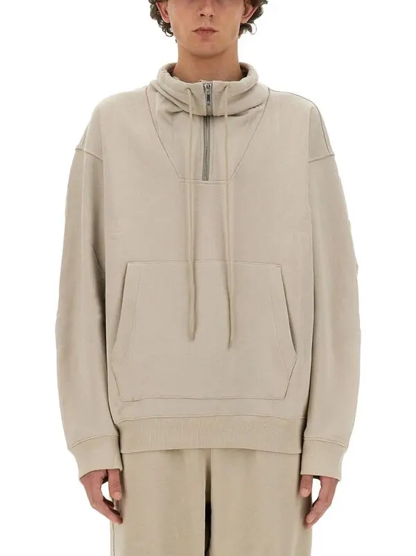 Helmut Lang Zip Sweatshirt - Grey