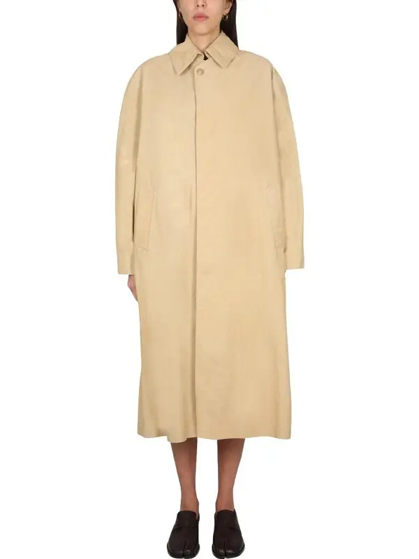MAISON MARGIELA Utility Style Trench Coat - Beige