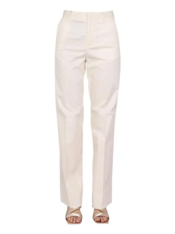 Dsquared2 Straight Leg Pants - Ivory