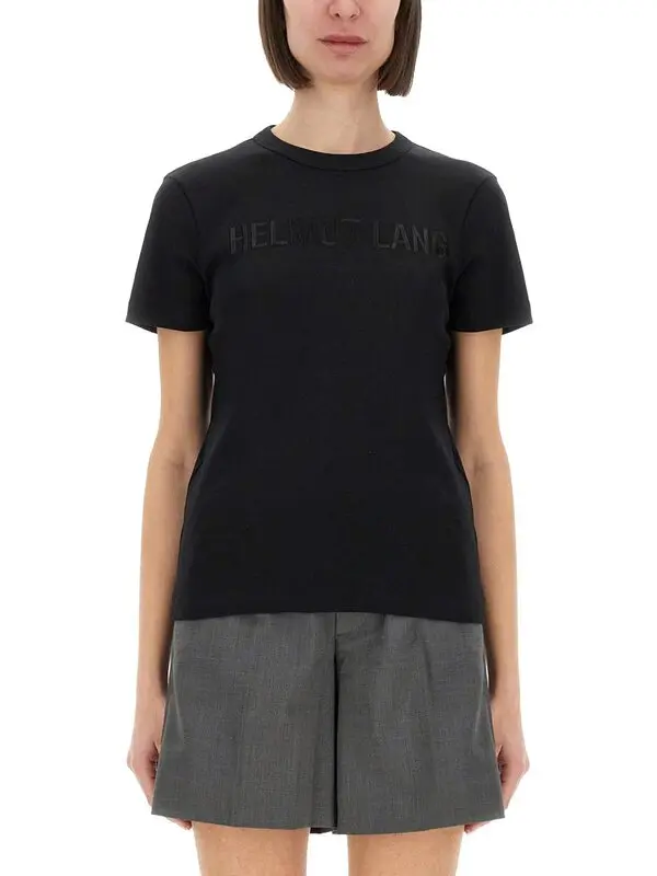 Helmut Lang T-shirt With Logo - Black