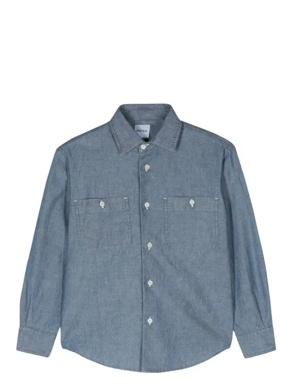 Aspesi Long Sleeve Shirt - Blue
