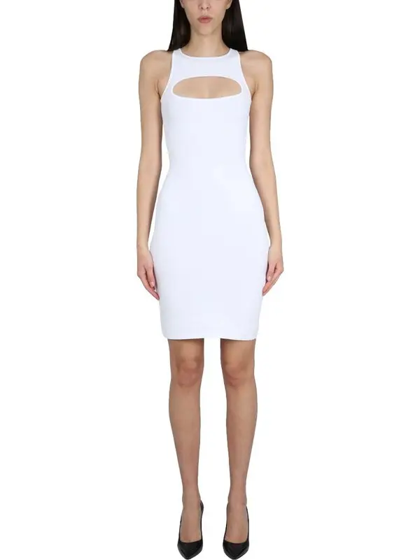 Dsquared2 Dress With Cut Out - White