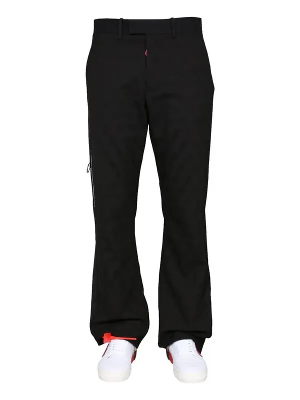Off-White Low Fit Trousers - Black