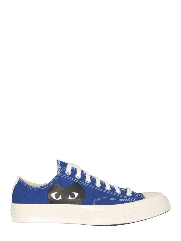 CONVERSE X COMME DES GARONS PLAY Chuck 70 Low Top Sneakers - Blue