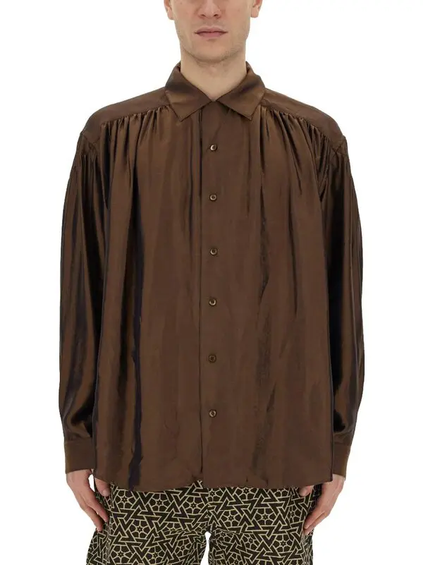 AIE Oversize Shirt - Brown