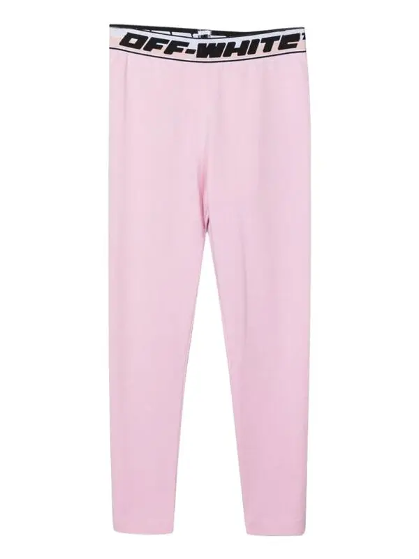 Off-White Logo Band Leggings - Pink