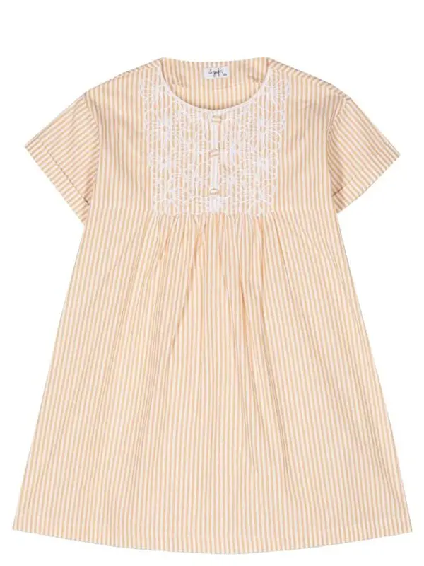 IL GUFO Short Sleeve Dress - Yellow