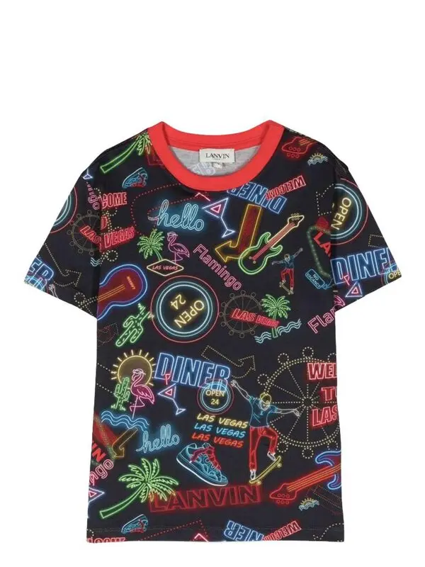 LANVIN Printed T-shirt - Multicolour