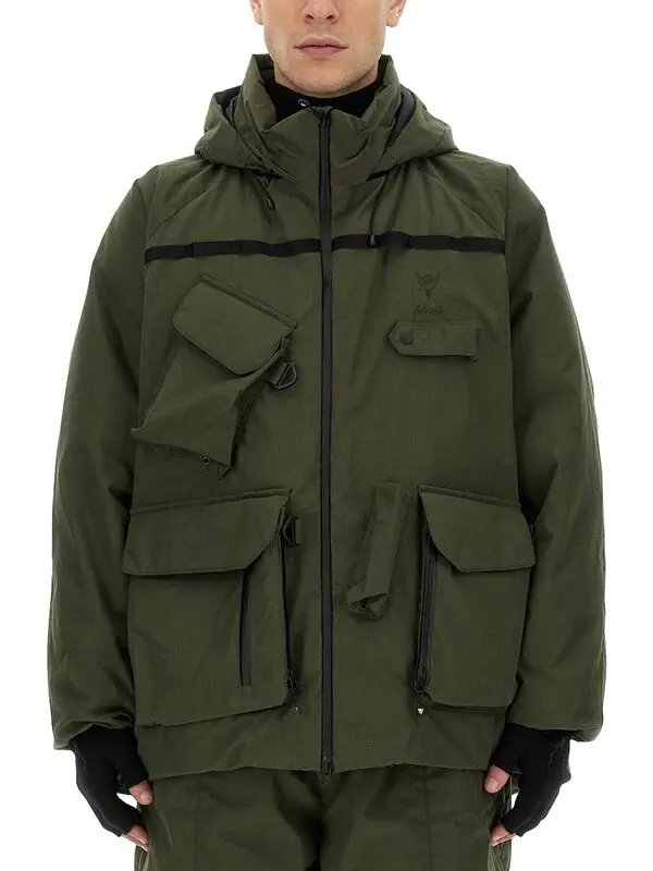SOUTH2 WEST8 X Nanga Jacket - Green