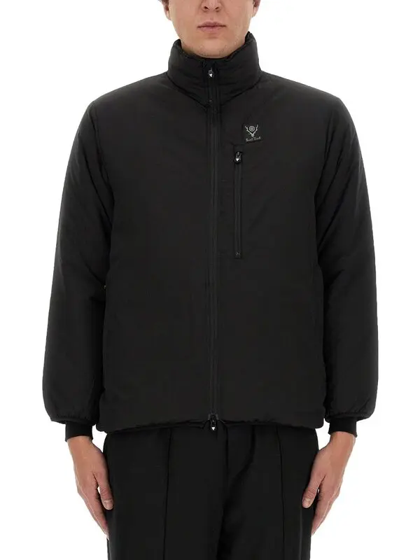 SOUTH2 WEST8 Jacket With Logo - Black