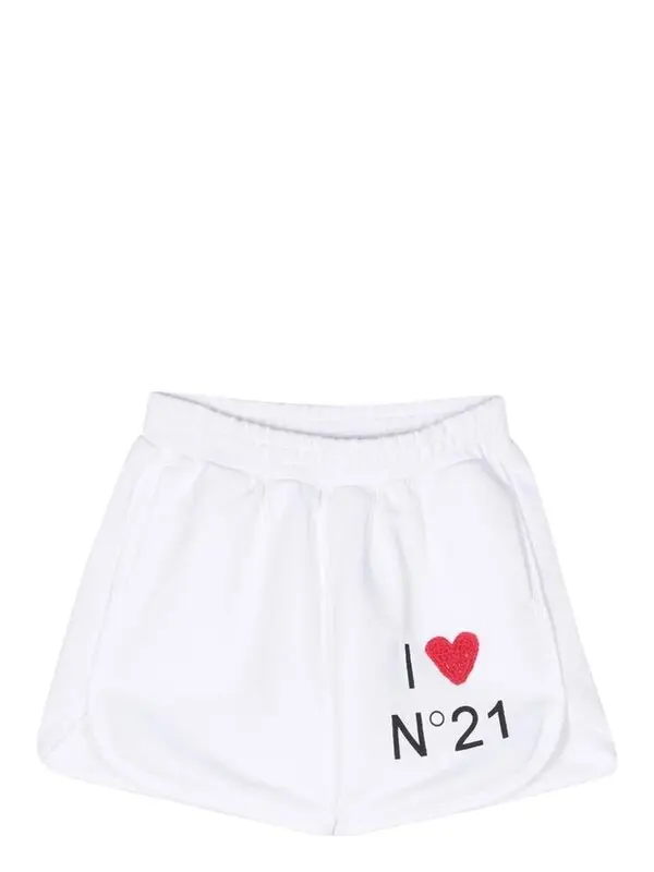 N°21 I Love Shorts - White