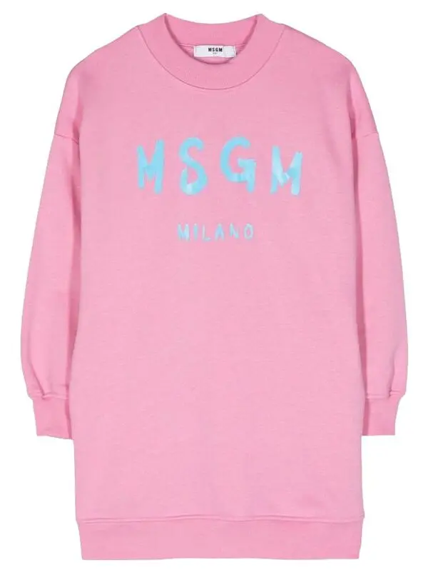 MSGM Sweatshirt Dress - Pink