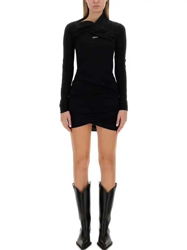 Off-White Mini Dress - Multicolour