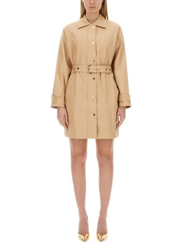 Michael Kors Cotton Trench Coat - Beige