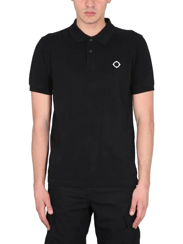 MA.STRUM Polo With Logo - Black