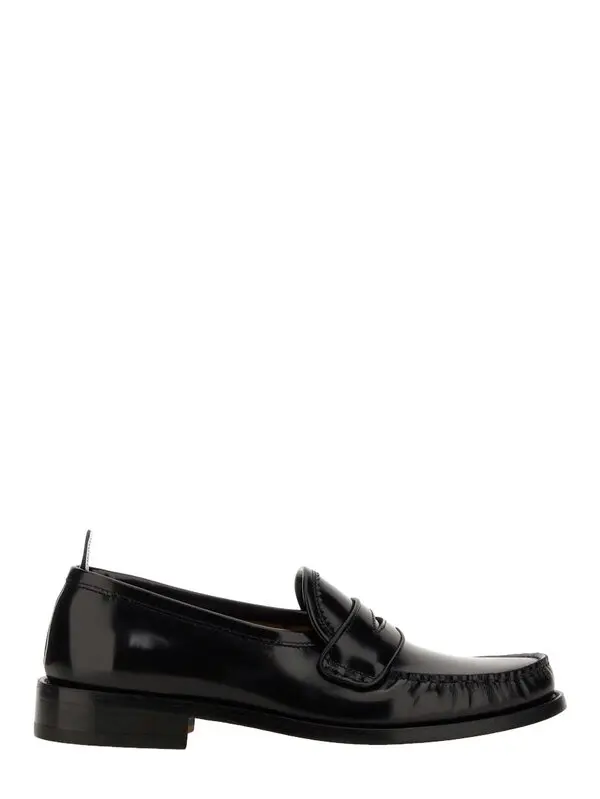 Thom Browne Leather Loafer - Black