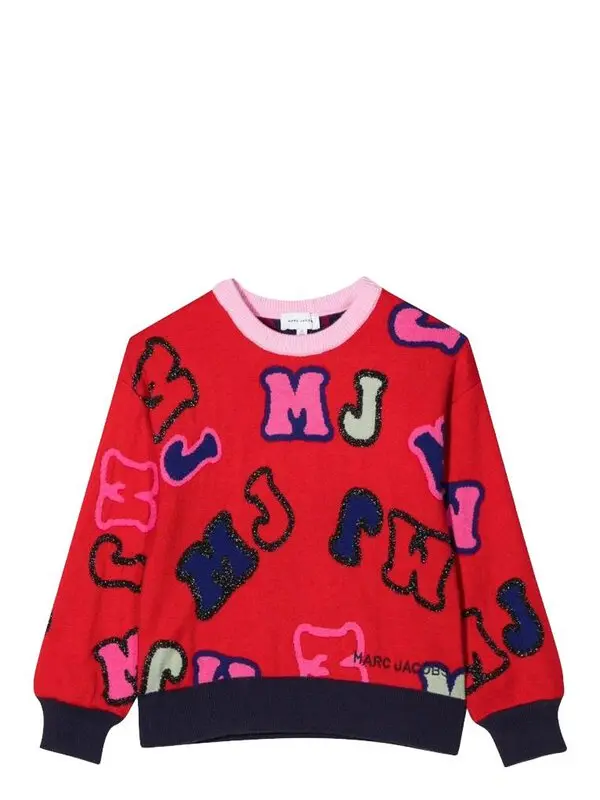 Marc Jacobs Mj Crew Neck Pullover - Red