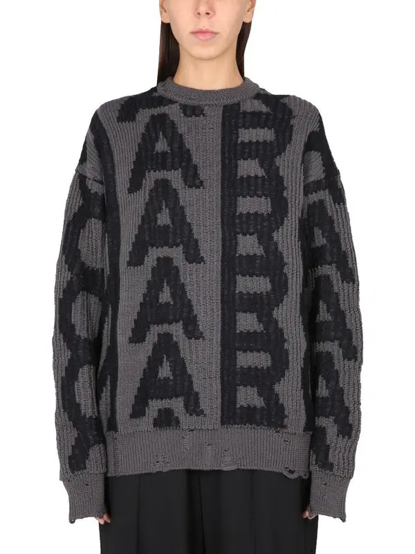 Marc Jacobs Monogram Logo Shirt - Charcoal