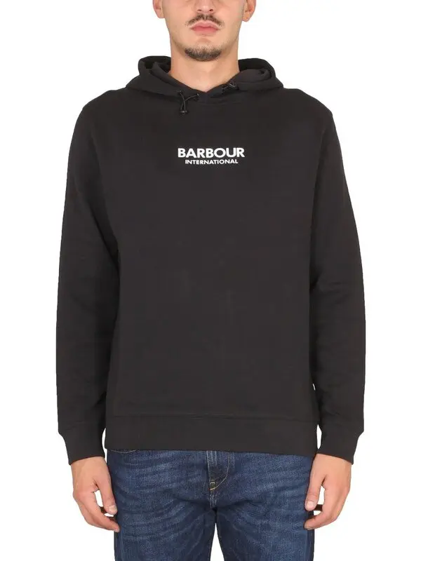 Barbour Hooded Sweatshirt - Black