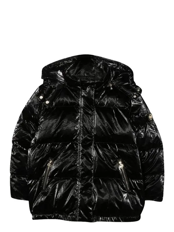 Michael Kors Down Jacket With Hood - Black