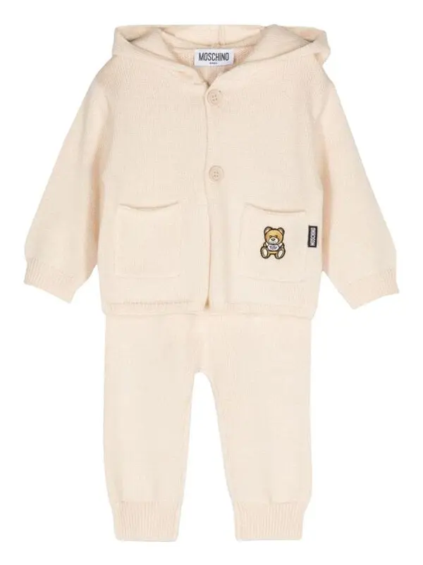 Moschino Cardigan And Pants Set - Beige