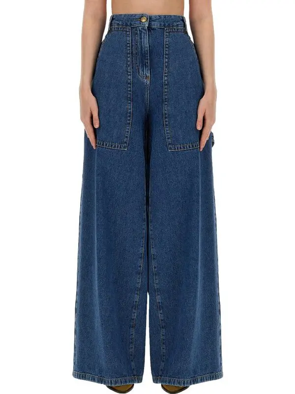 Etro Wide Leg Jeans - Denim