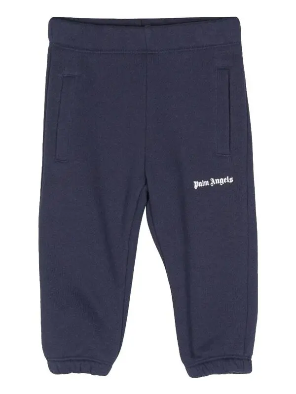 Palm Angels Logo Sweatpants - Blue