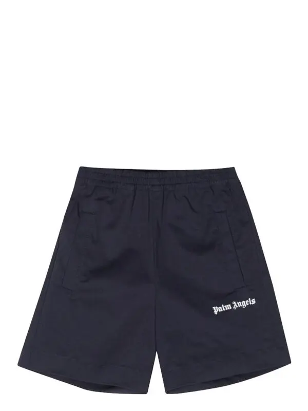 Palm Angels Logo Shorts - Blue