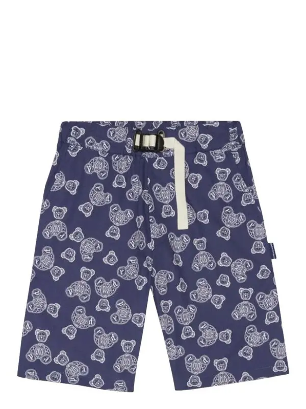 Palm Angels All Over Printed Chinos - Blue
