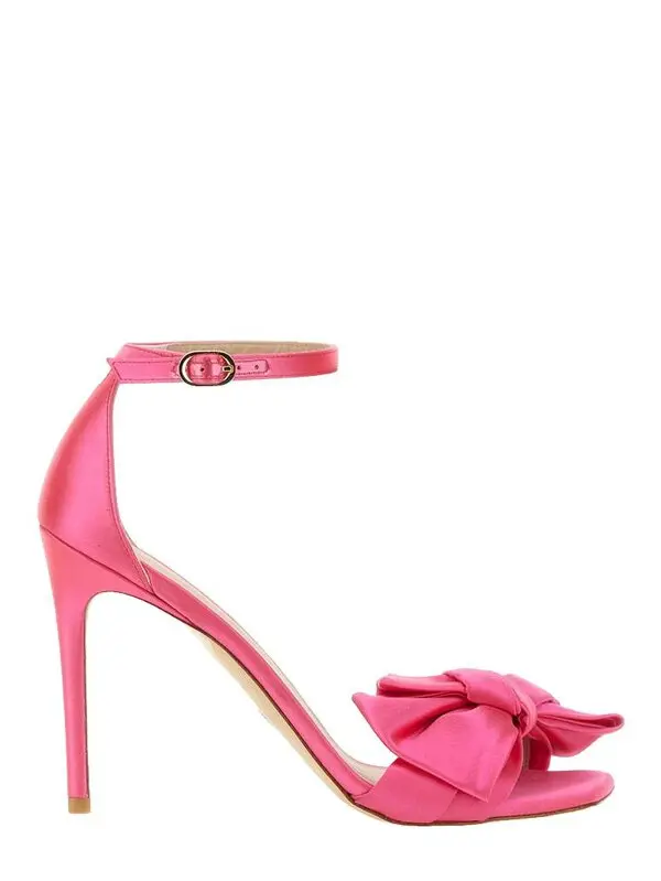 STUART WEITZMAN Nudistcurve Loveknot 100 Sandal - Fuchsia
