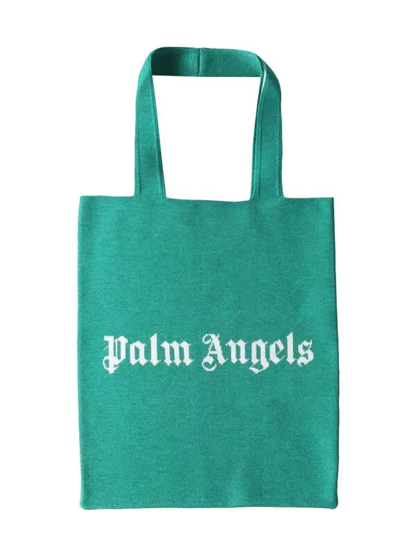 Palm Angels Logo Shopper - Green