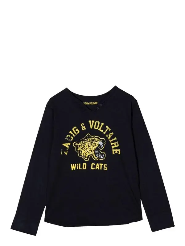 Zadig&Voltaire Long Sleeve T-shirt - Blue