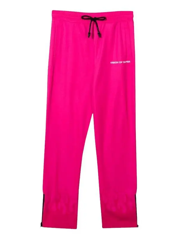 VISION OF SUPER Tracksuit Pants - Fuchsia