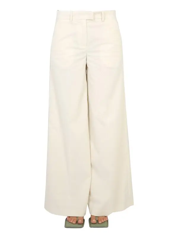 BALLANTYNE Palazzo Pants - Beige