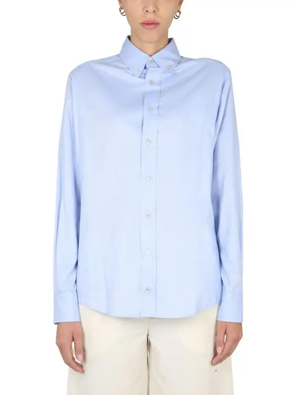 BALLANTYNE Oxford Shirt - Azure
