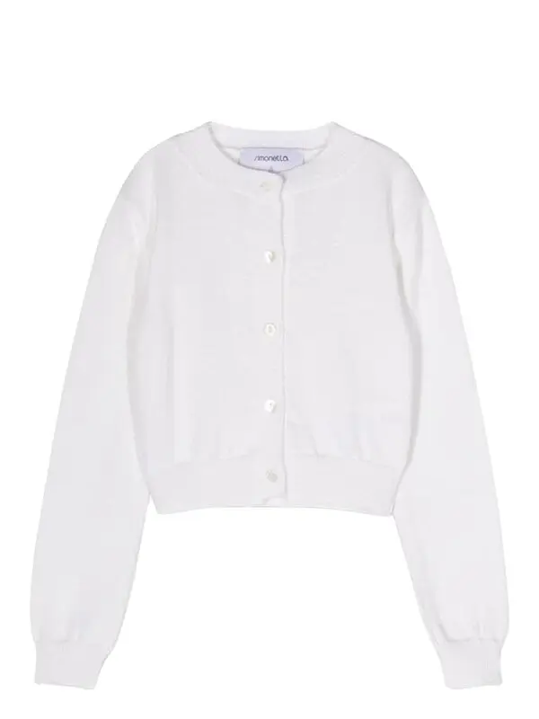 SIMONETTA Knit Cardigan - White