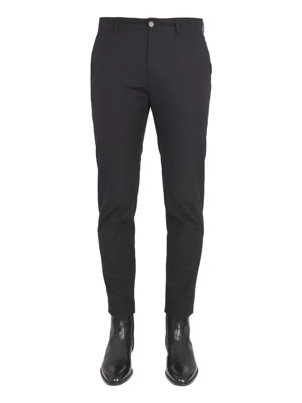 DEPARTMENT 5 Pants With Logo Patch - Black