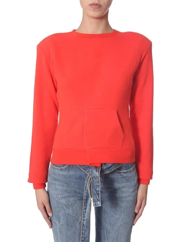 BEN TAVERNITI UNRAVEL PROJECT Crew Neck Sweatshirt - Red