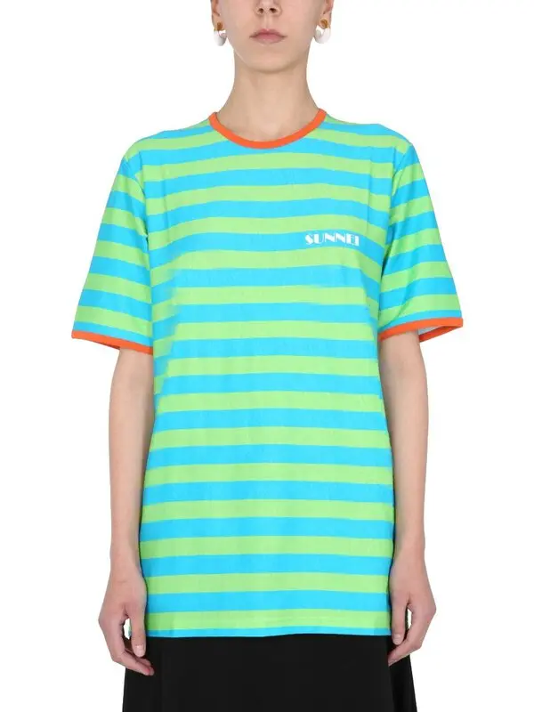 SUNNEI X ELEONORA BONUCCI Crew Neck T-shirt - Multicolour