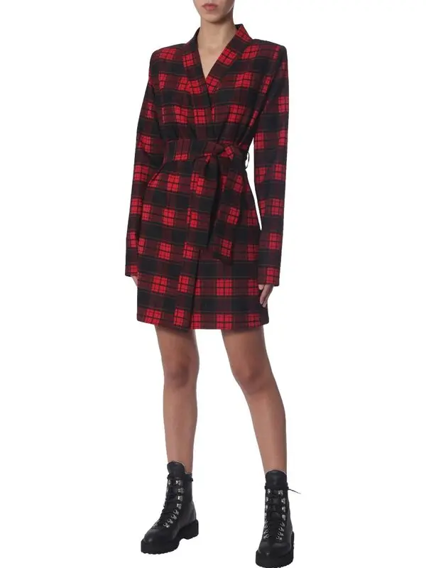 BEN TAVERNITI UNRAVEL PROJECT Mini Dress - Red